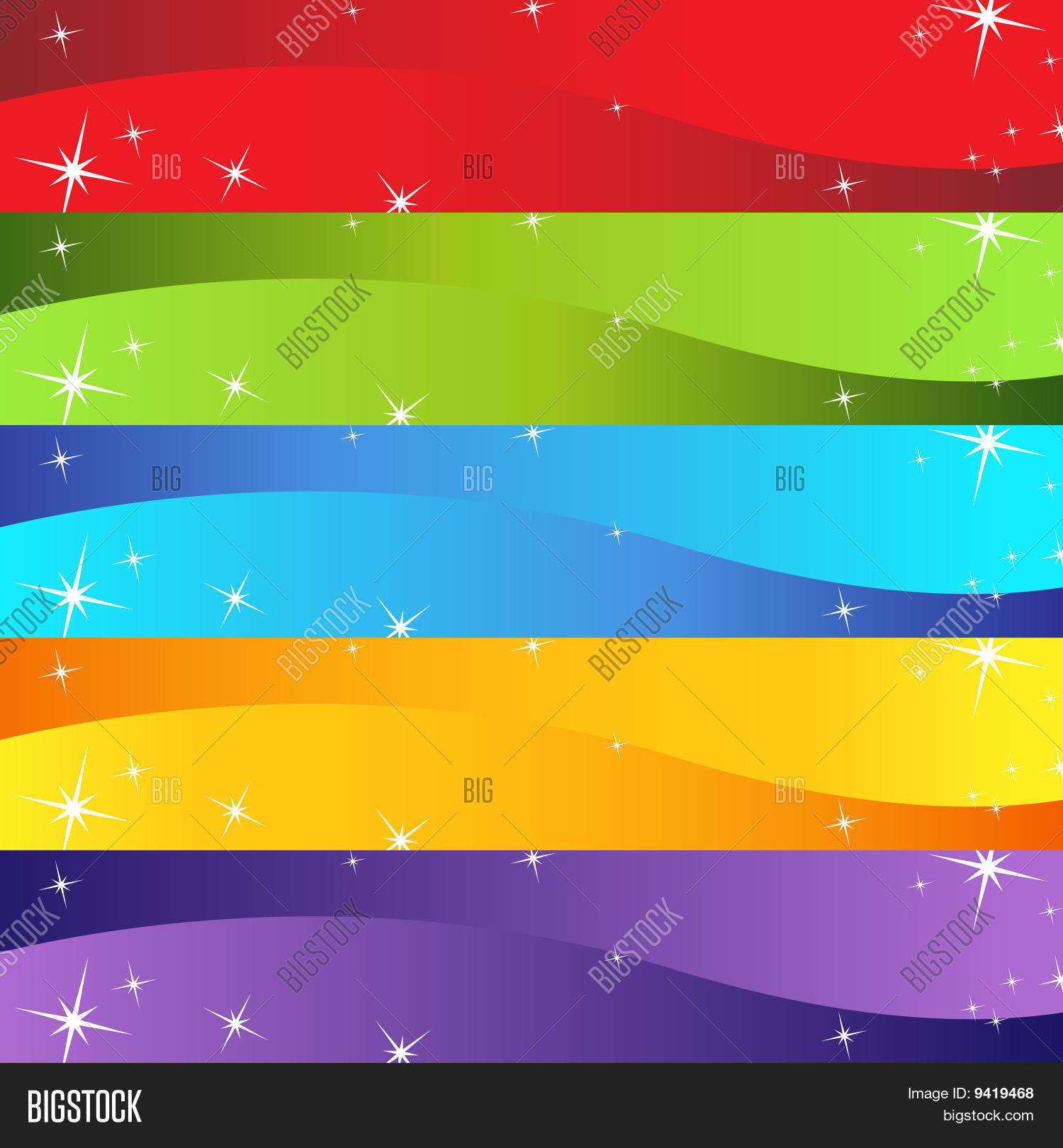 Sparkling Border Set Vector & Photo (Free Trial) | Bigstock