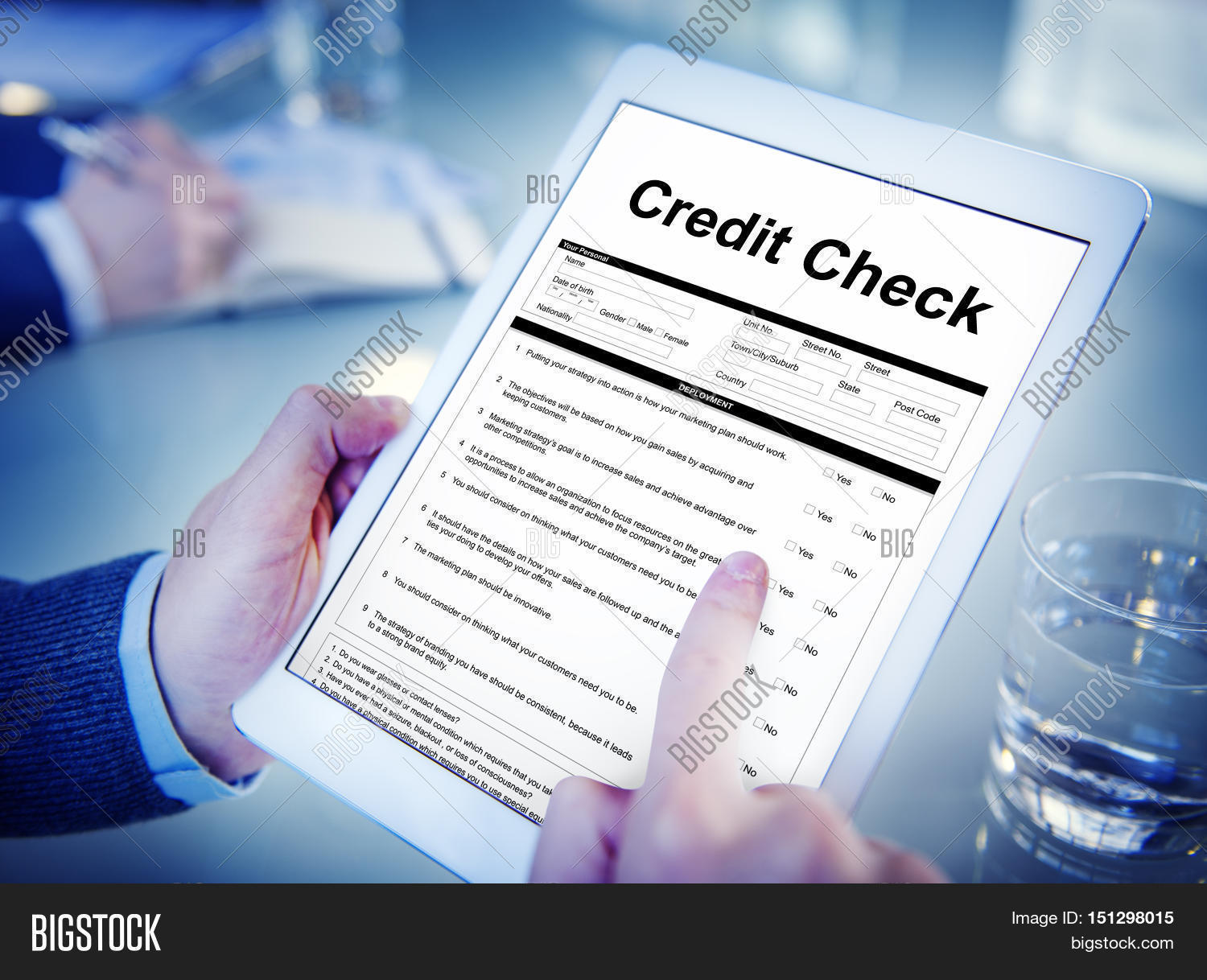 Credit Check Financial Image & Photo (Free Trial) | Bigstock