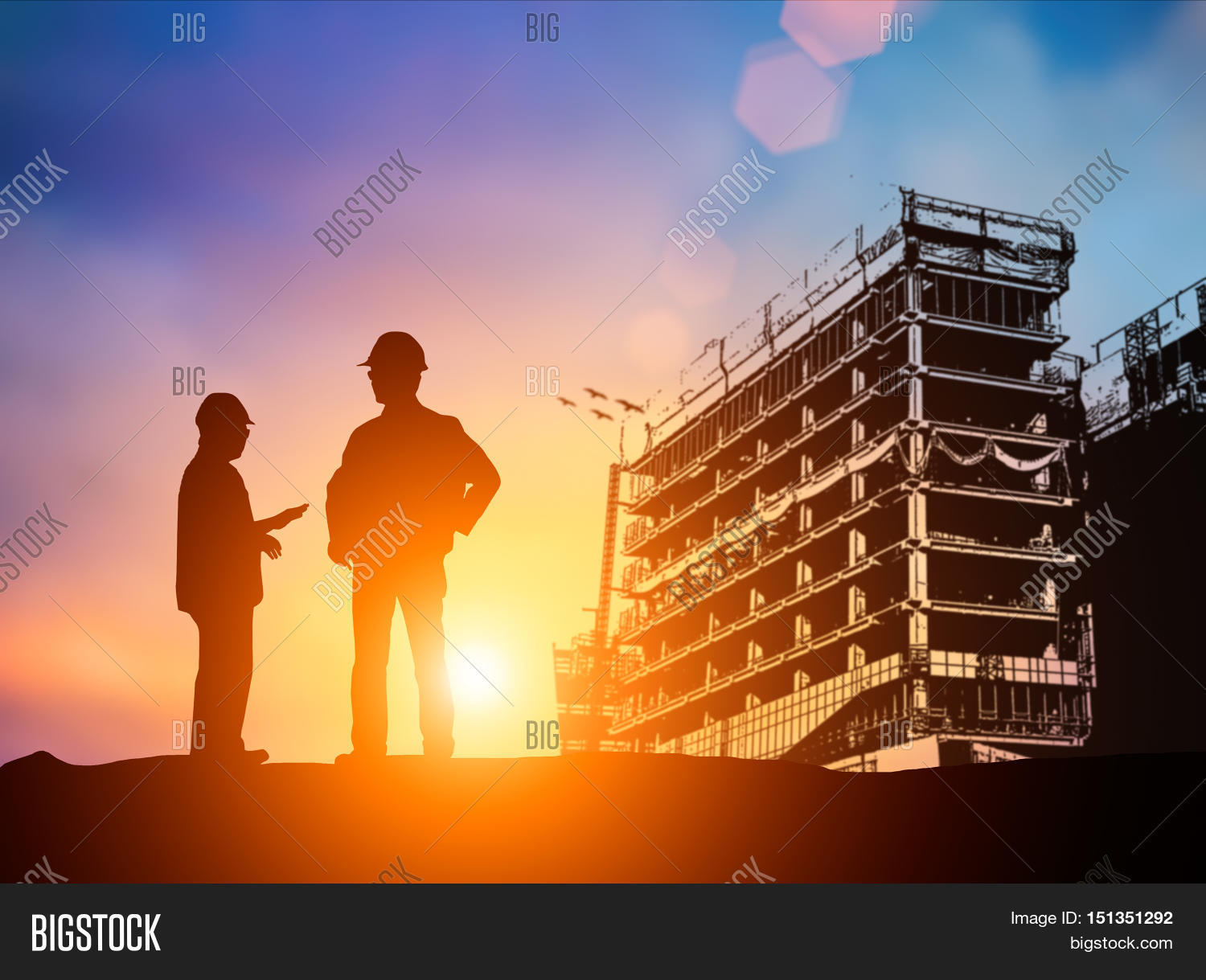 Silhouette Engineer Image & Photo (Free Trial) | Bigstock