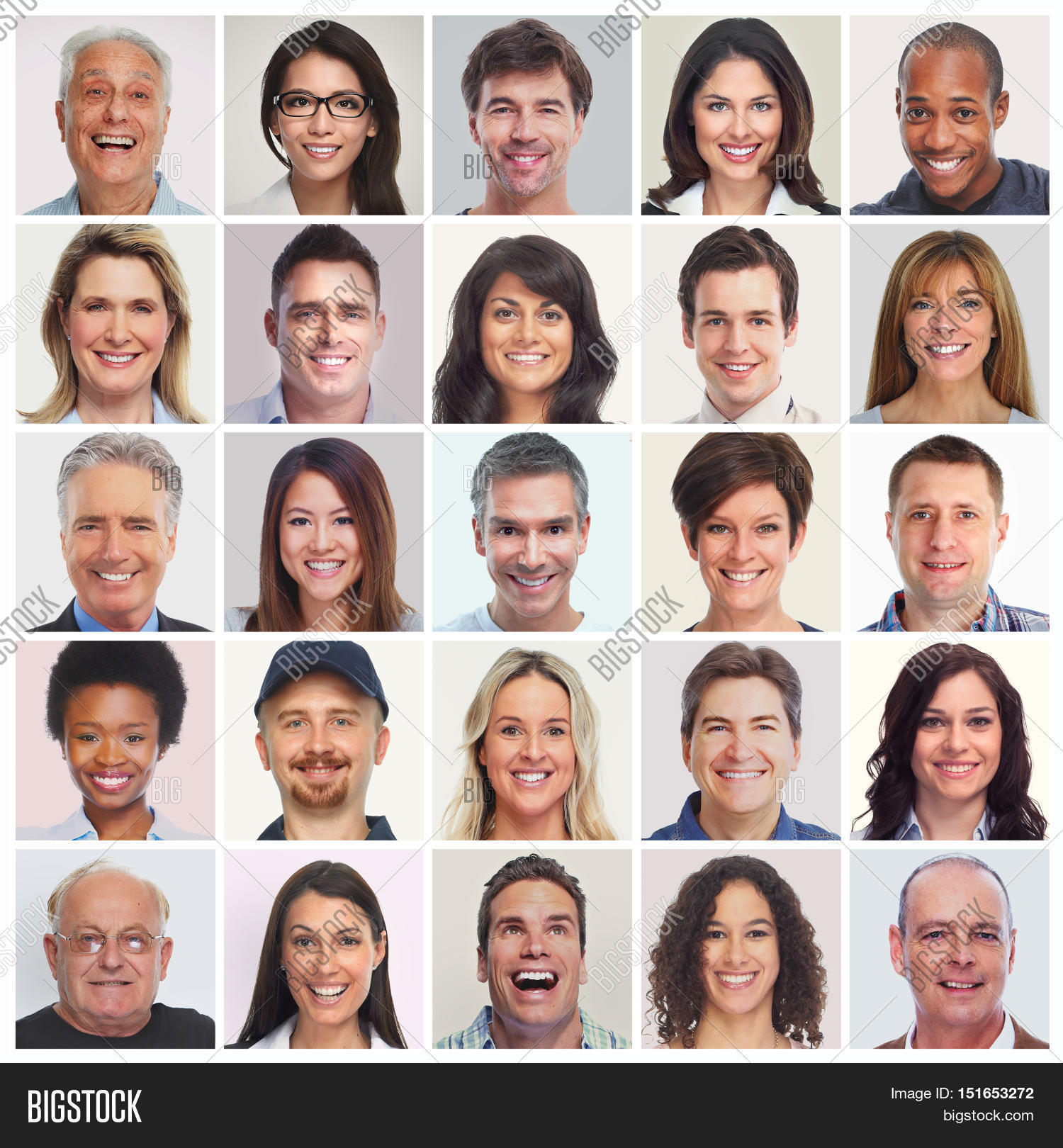 Set People Faces Image & Photo (Free Trial) | Bigstock