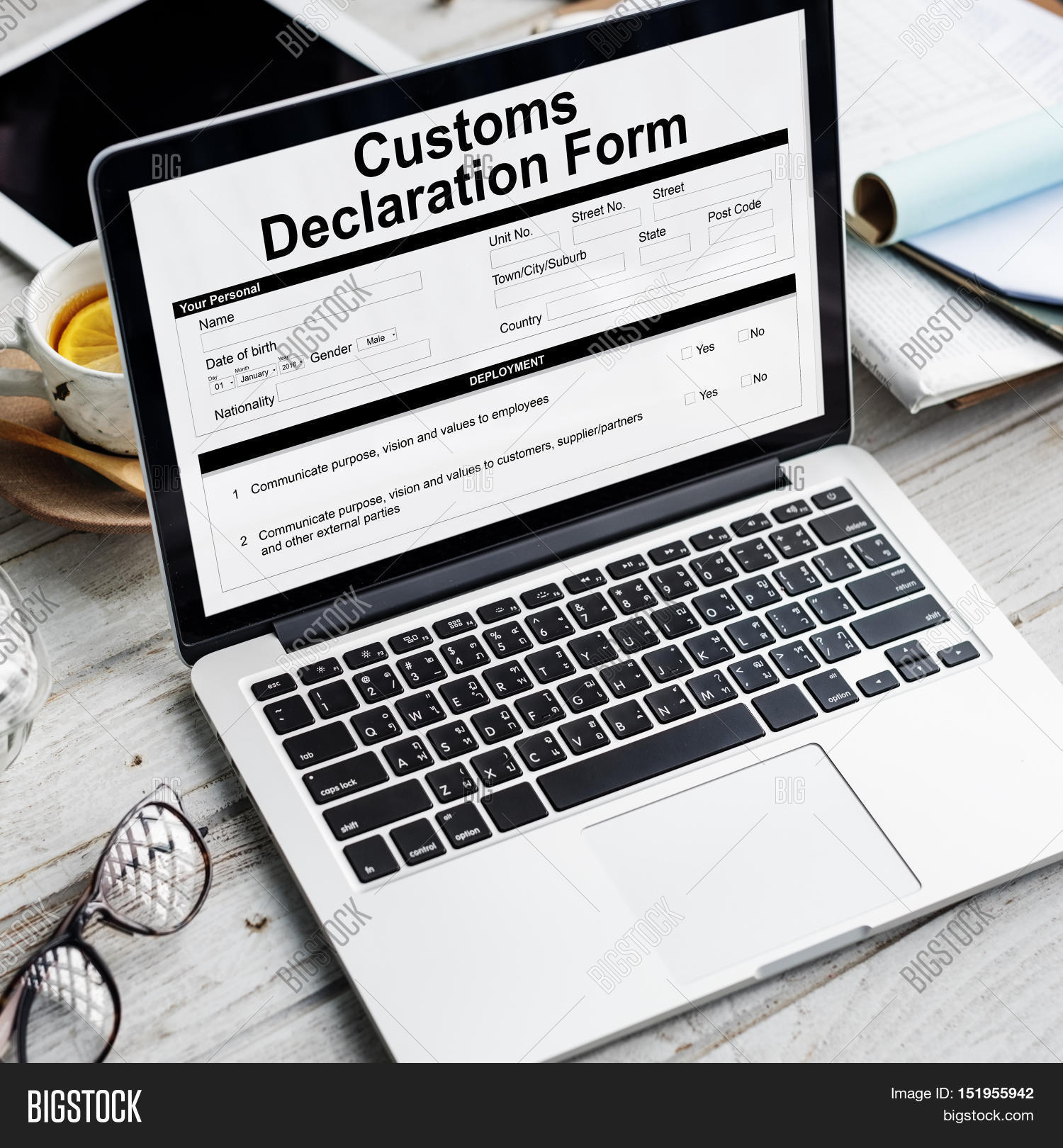 Customs Declaration Image & Photo (Free Trial) | Bigstock