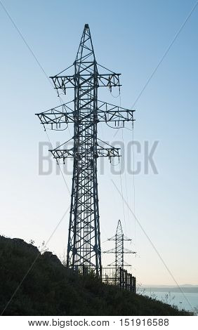 High-voltage Column Image & Photo (Free Trial) | Bigstock