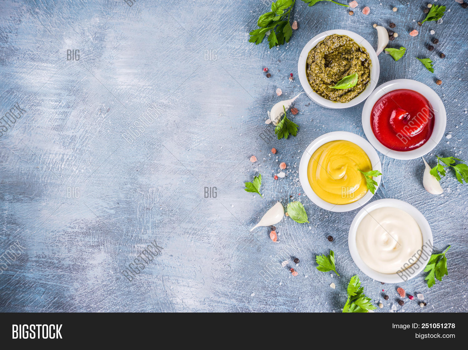 Set Classic Sauces Image & Photo (Free Trial) | Bigstock