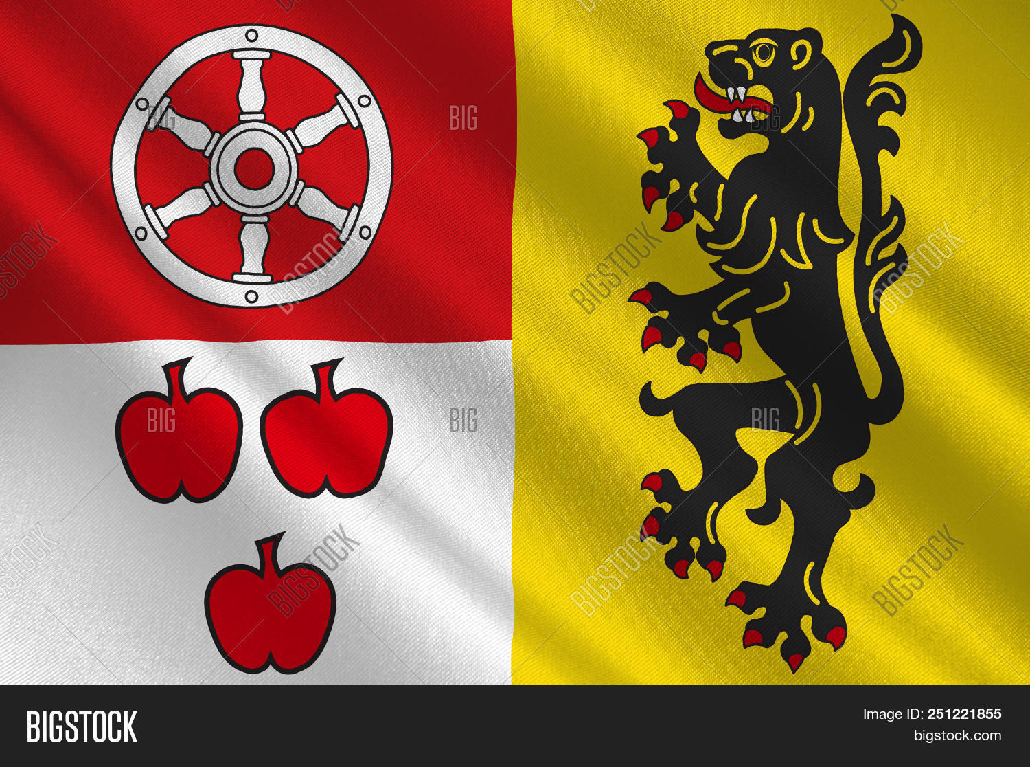 Flag Weimarer Land Image & Photo (Free Trial) | Bigstock