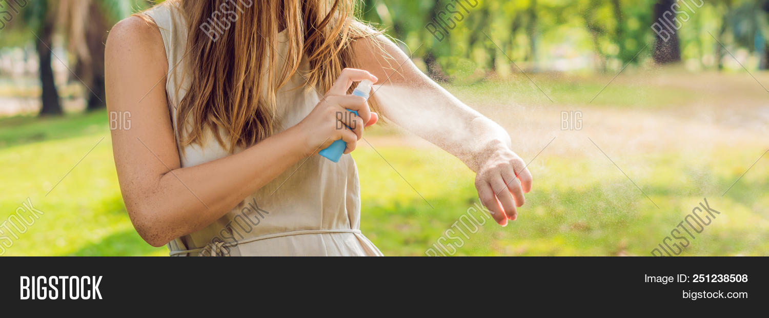 Woman Spraying Insect Image & Photo (Free Trial) | Bigstock