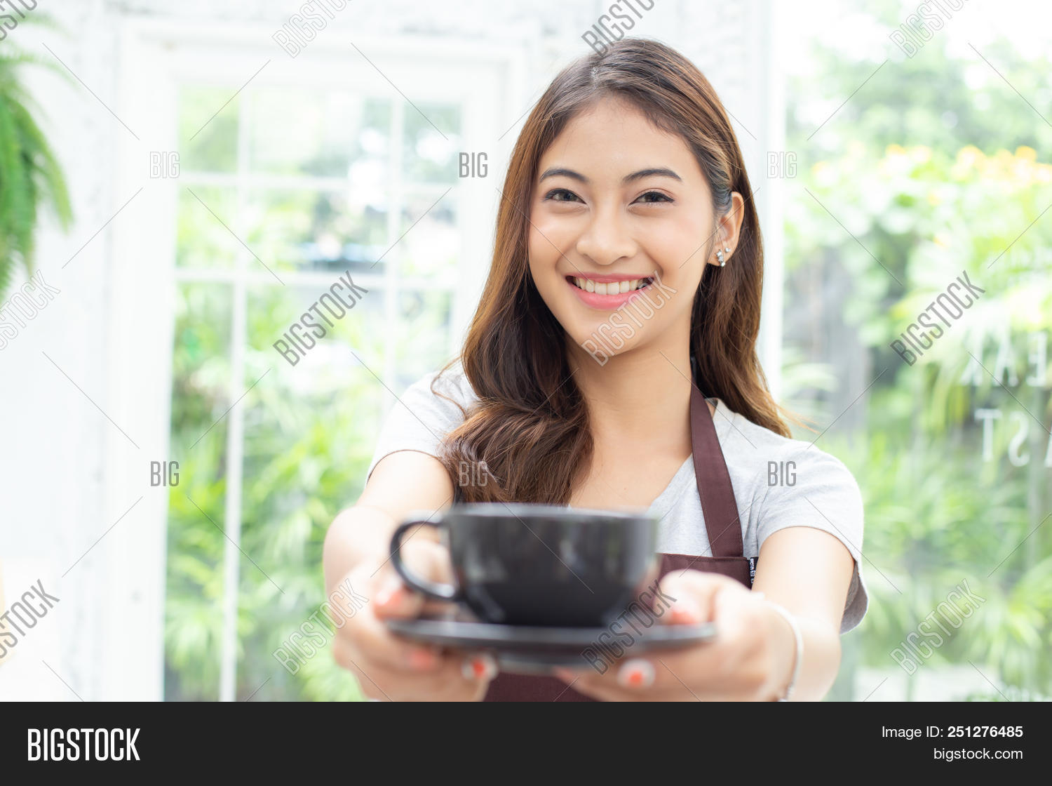 Asian Women Barista Image & Photo (Free Trial) | Bigstock