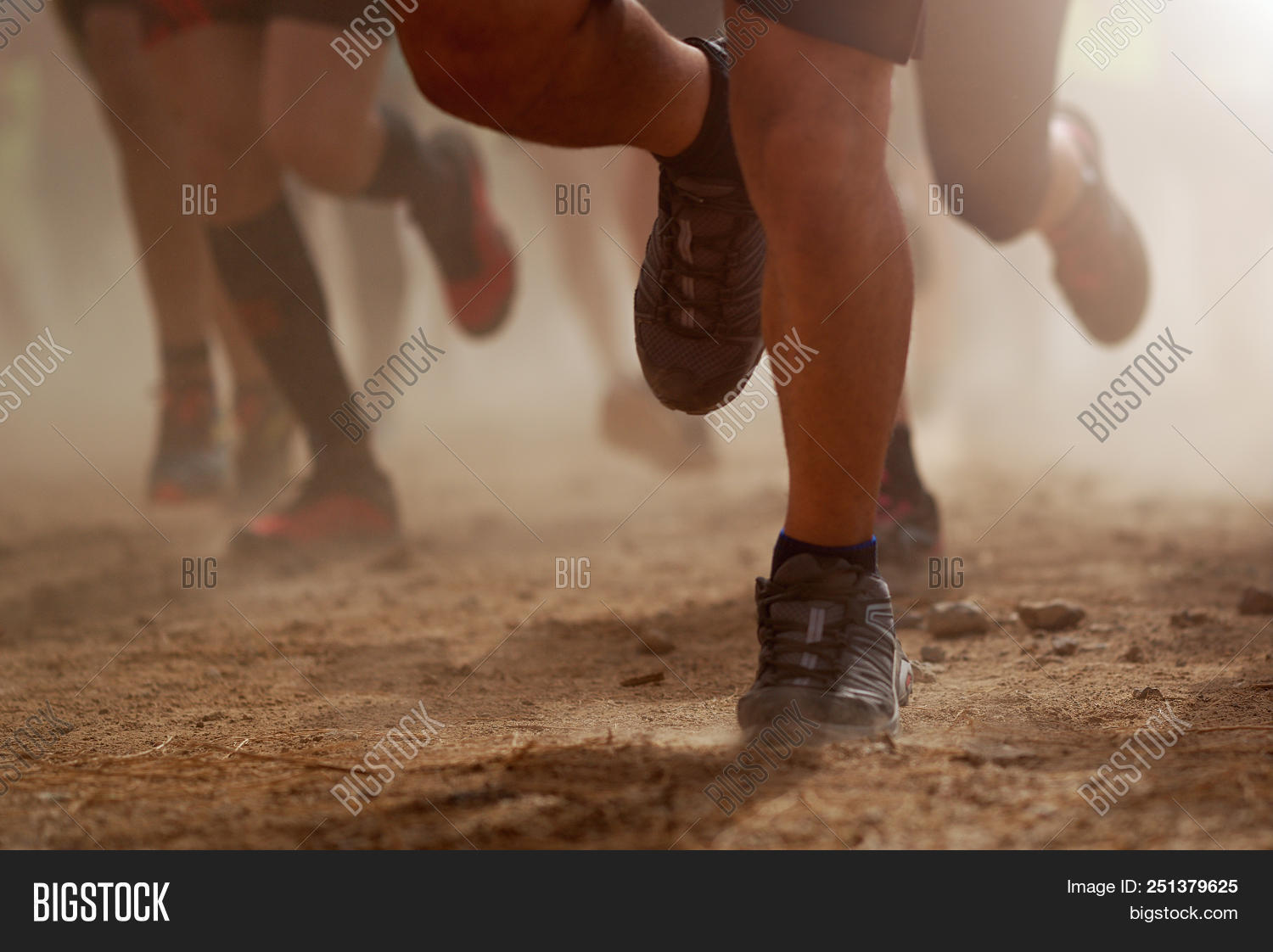 Trail Running Group On Image & Photo (Free Trial) | Bigstock