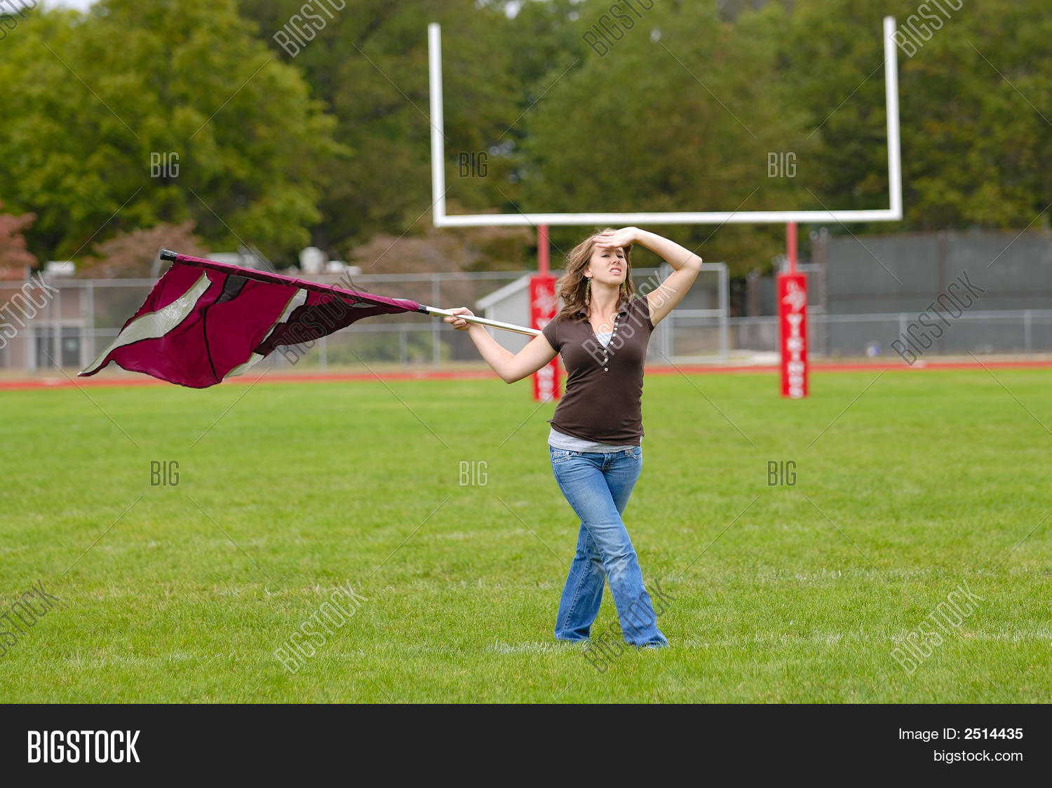 Color Guard Practice Image & Photo (Free Trial) | Bigstock