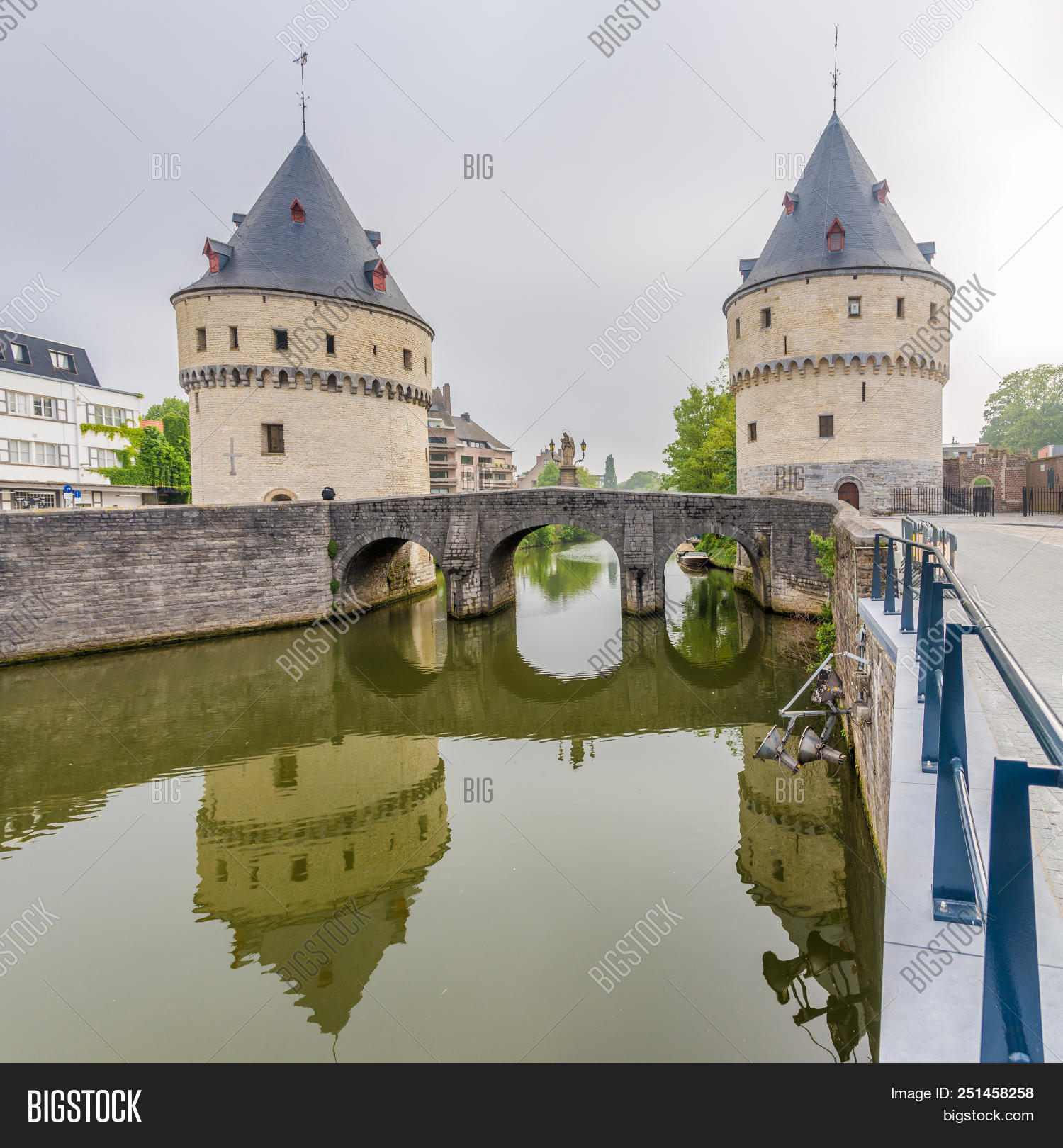 Broel Towers Bridge Image & Photo (Free Trial) | Bigstock