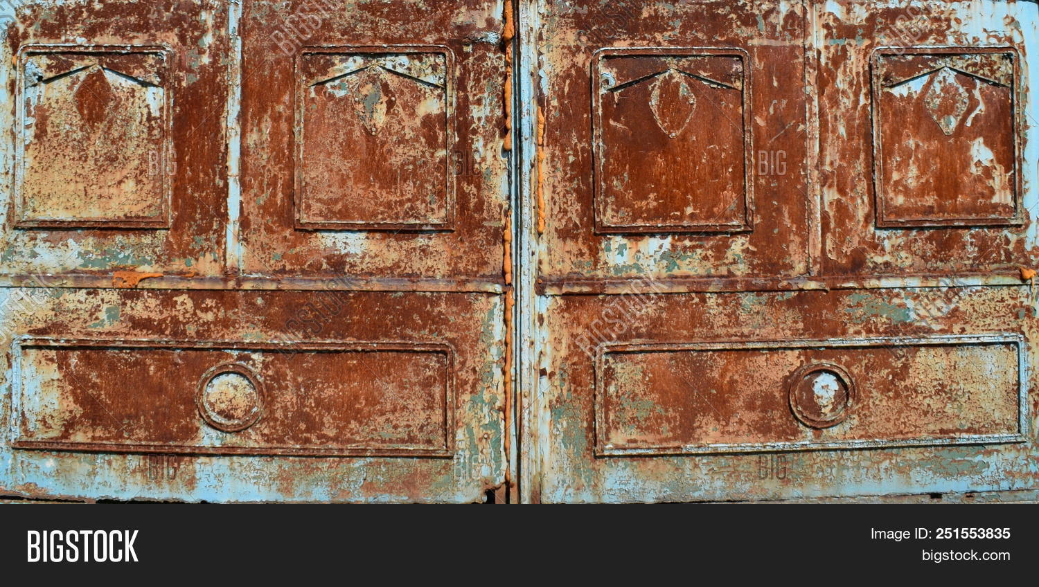 Blue Rusty Metal Image & Photo (Free Trial) | Bigstock