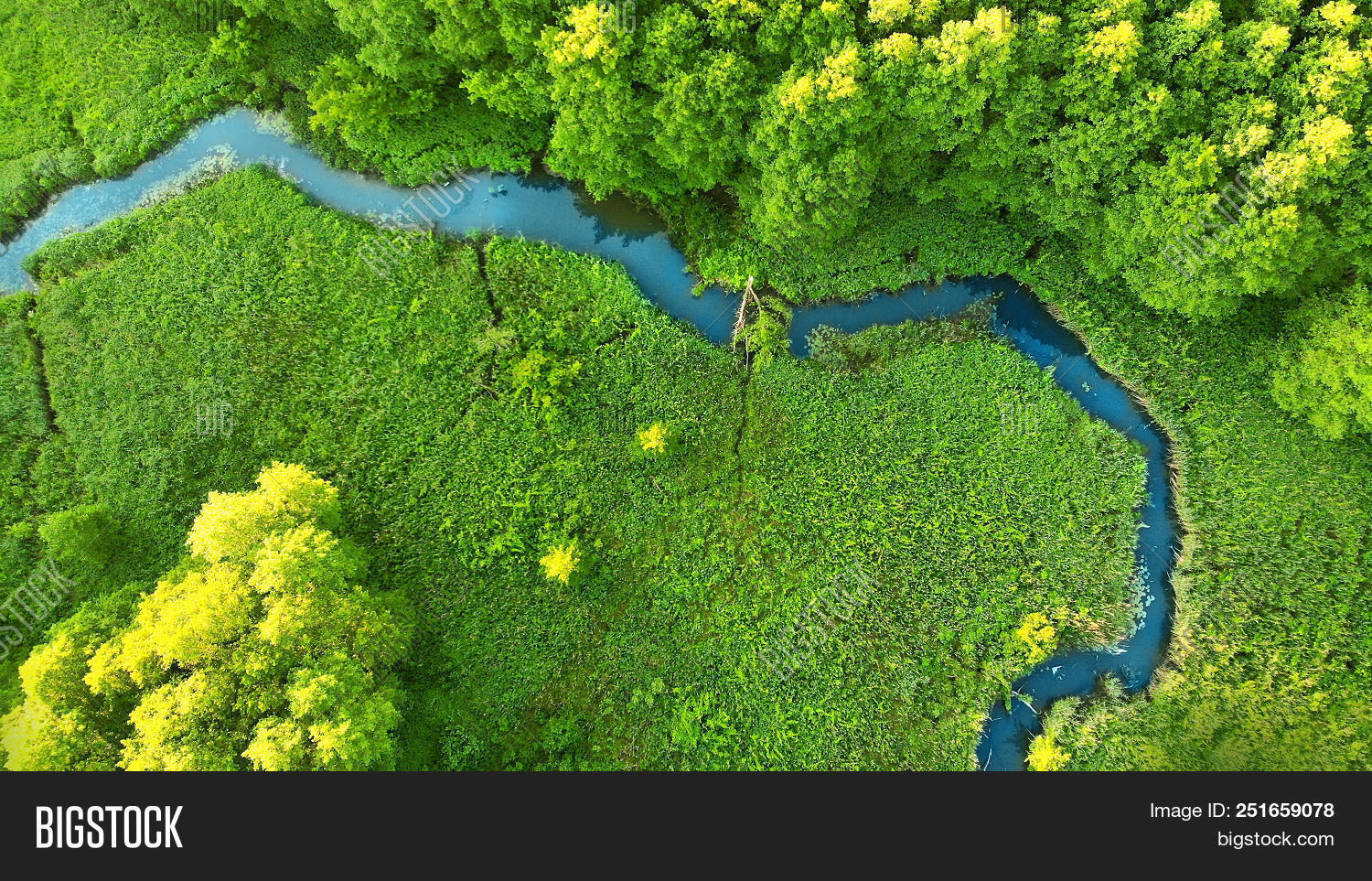 Aerial Photo Estuary. Image & Photo (Free Trial) | Bigstock