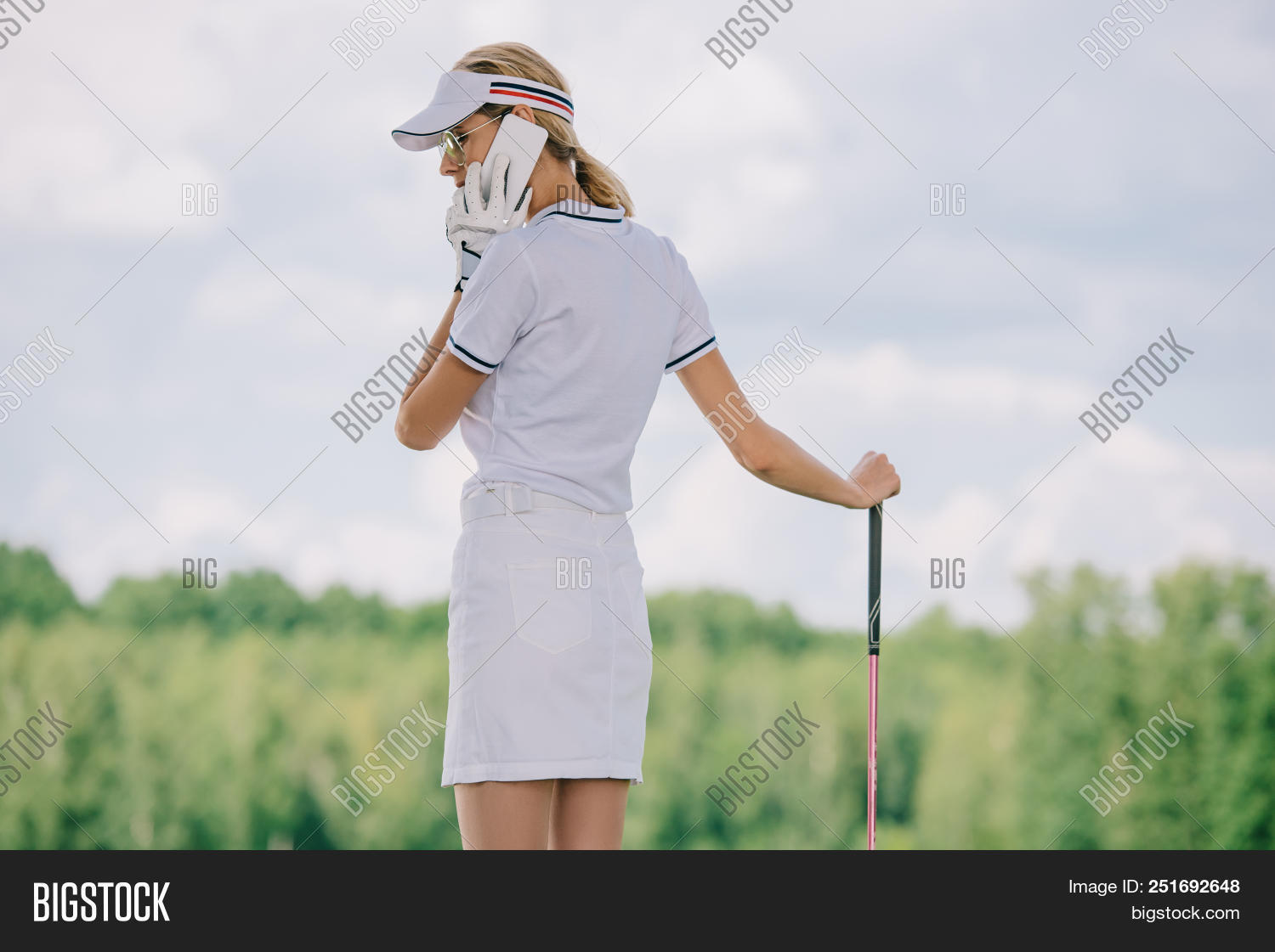 Side View Female Golf Image & Photo (Free Trial) | Bigstock