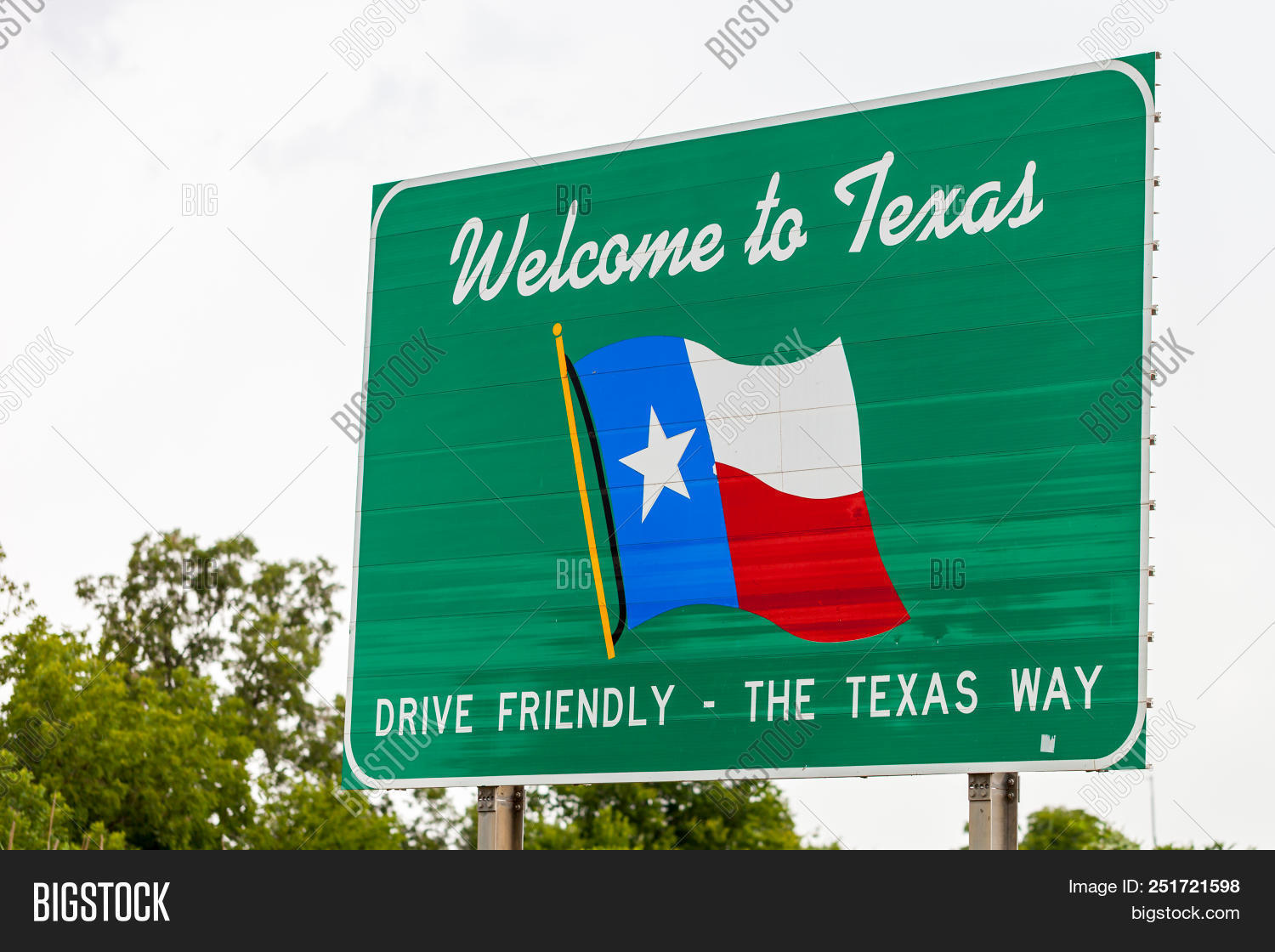 Welcome Texas Sign On Image & Photo (Free Trial) | Bigstock
