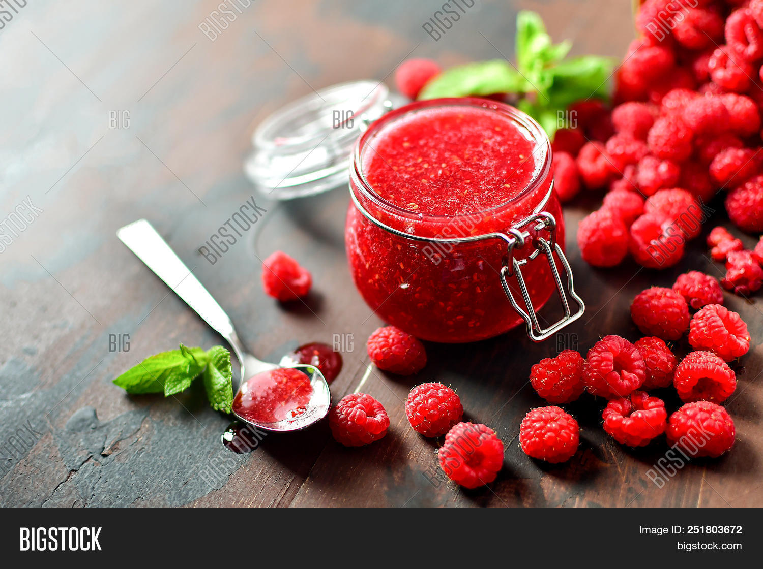 Fresh Raspberry Jam Image & Photo (Free Trial) | Bigstock