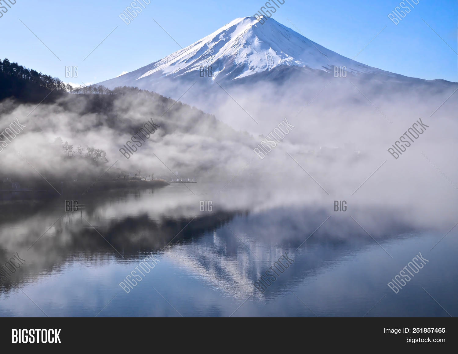 Mount Fuji Reflection Image & Photo (Free Trial) | Bigstock