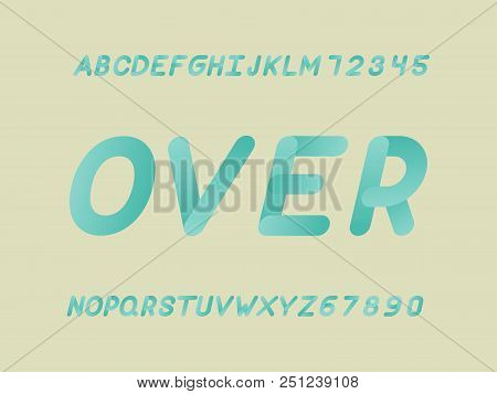 Over Font. Vector Vector & Photo (Free Trial) | Bigstock
