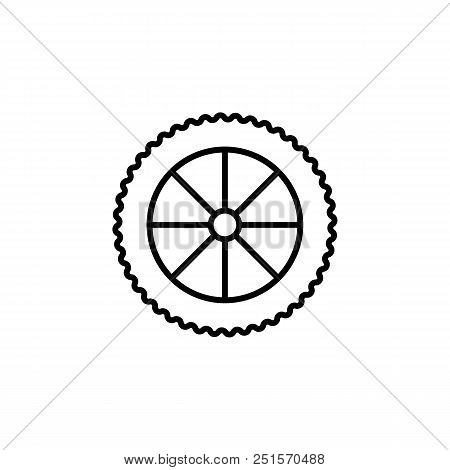 Motorcycle Wheel Icon Vector & Photo (Free Trial) | Bigstock
