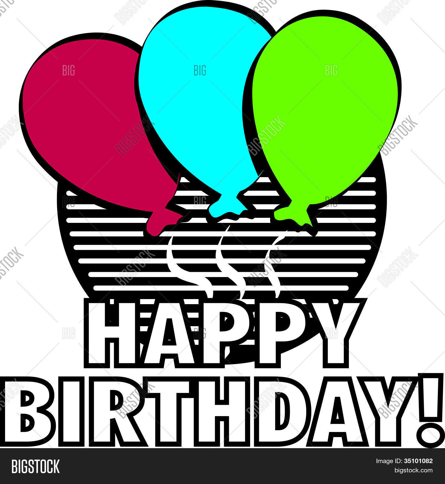 Happy Birthday Vector & Photo (Free Trial) | Bigstock