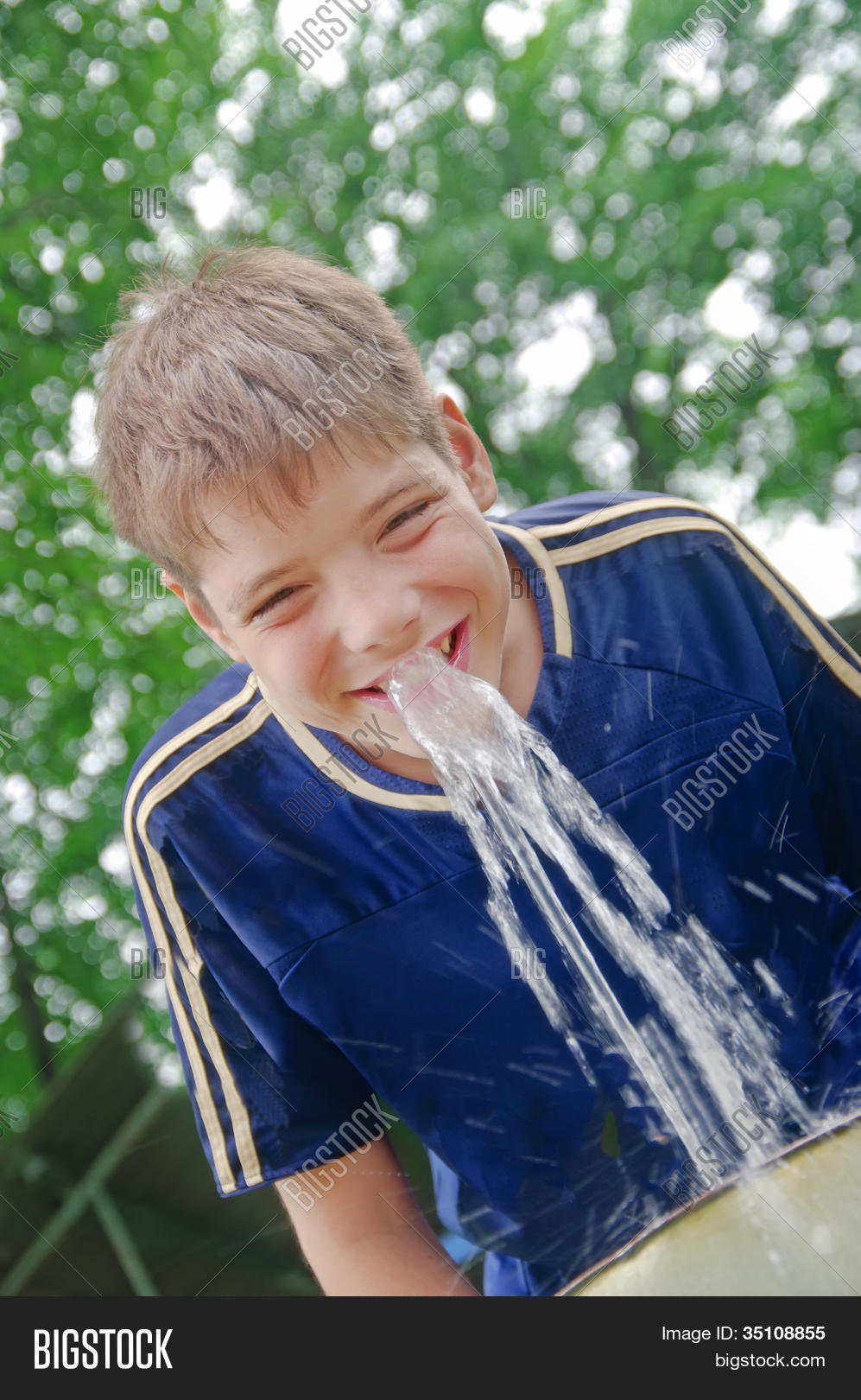 Boy Drinking Water Image & Photo (Free Trial) | Bigstock