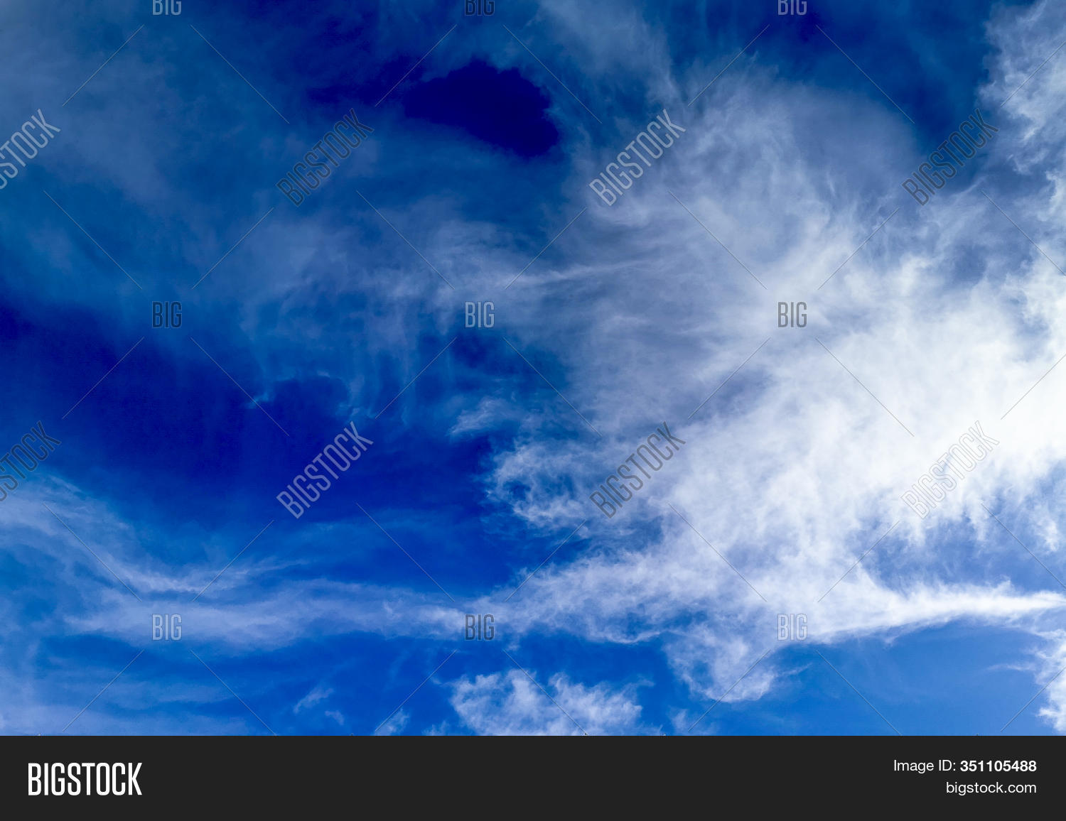 Bright Blue Sky Clouds Image & Photo (Free Trial) | Bigstock
