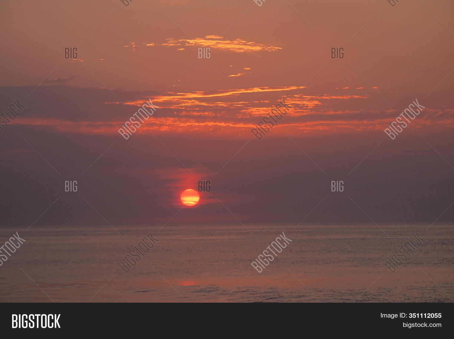 Sun Rising Over Ocean Image & Photo (Free Trial) | Bigstock