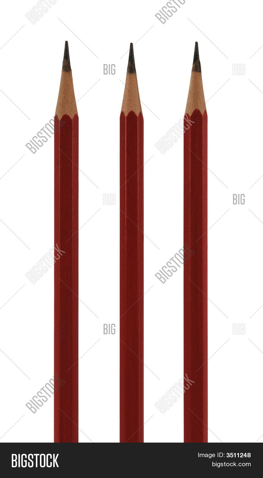 Three Parallel Pencils Image & Photo (Free Trial) | Bigstock