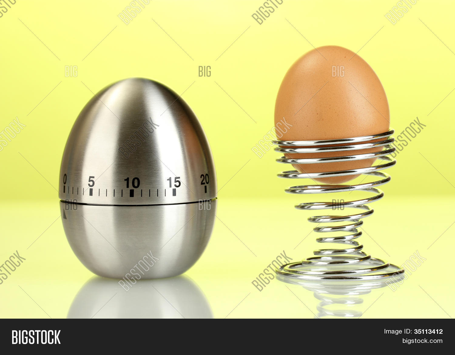 Egg Timer Egg Metal Image & Photo (Free Trial) | Bigstock
