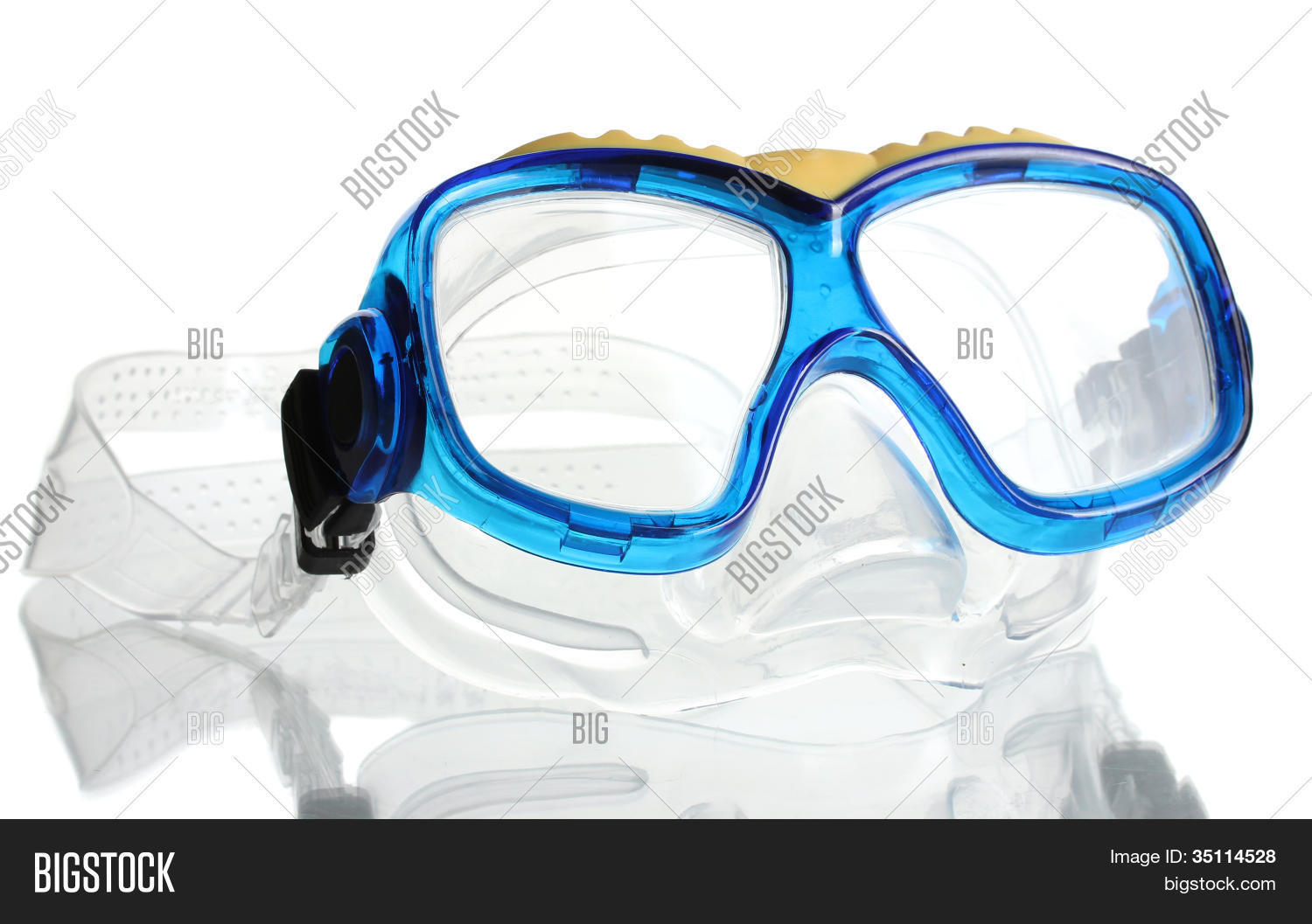 Blue Swim Goggles Image & Photo (Free Trial) | Bigstock