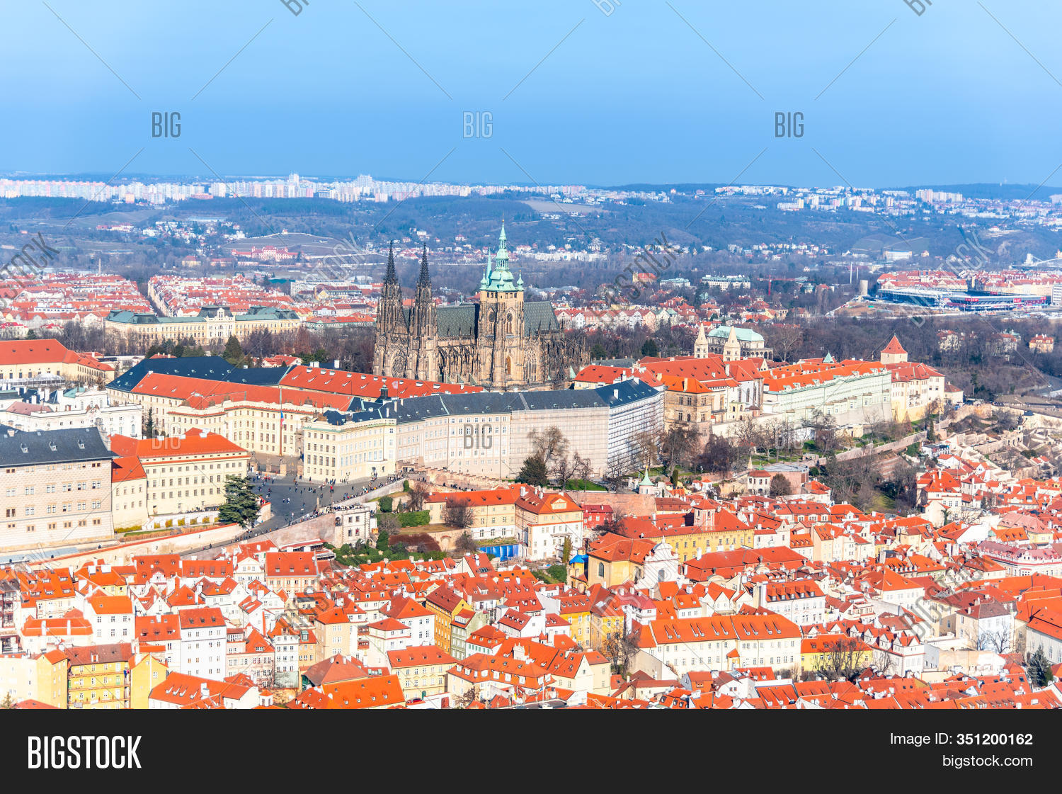 Aerial View Prague Image & Photo (Free Trial) | Bigstock
