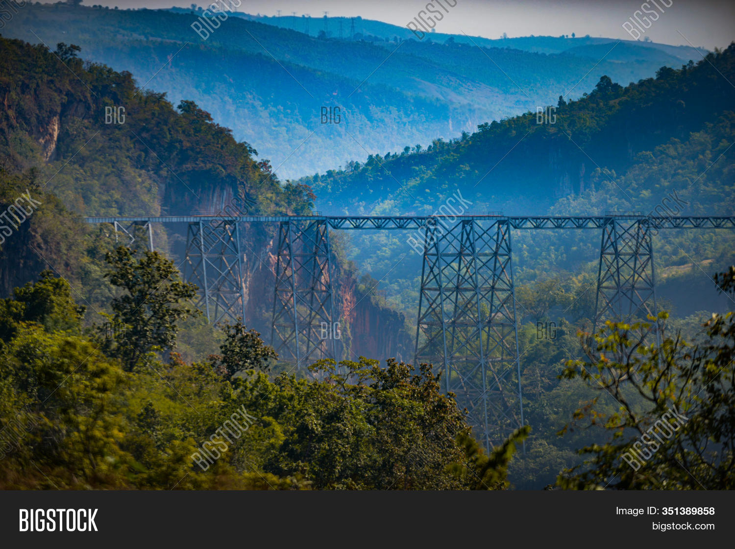 Goteik Viaduct Over Image & Photo (Free Trial) | Bigstock
