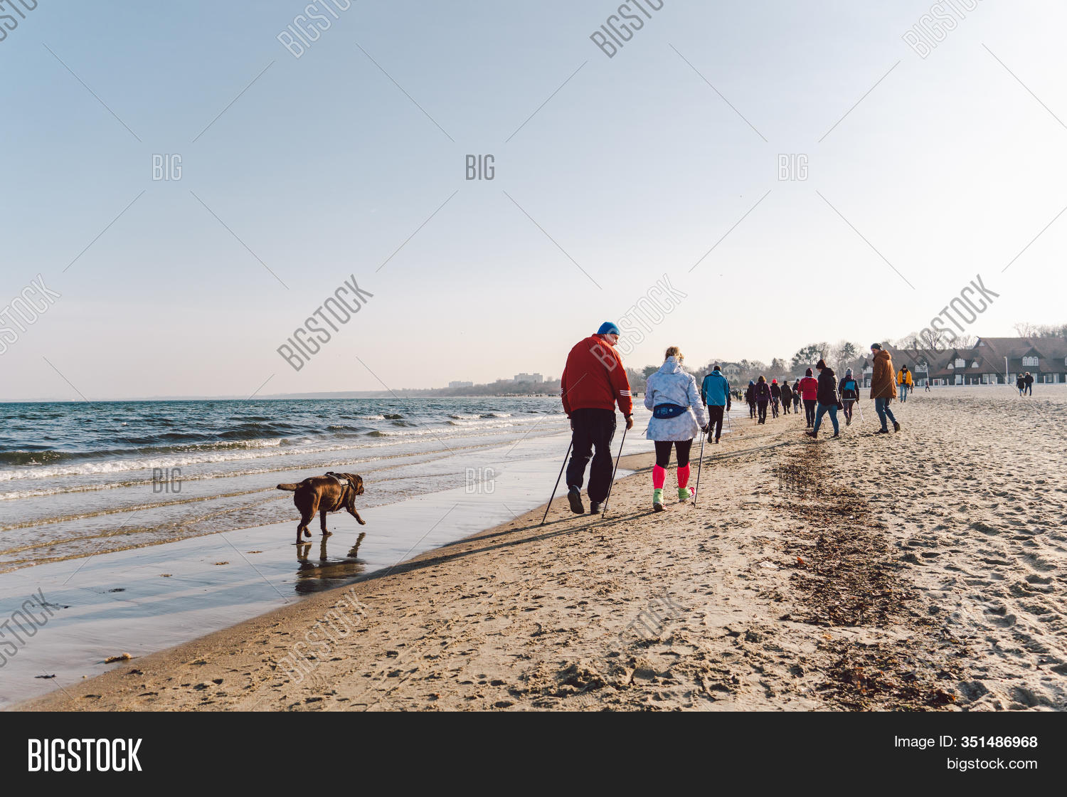 People Walk On Sandy Image & Photo (Free Trial) | Bigstock