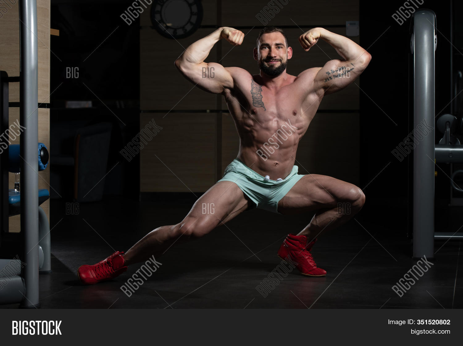 Muscular Men Hitting Image & Photo (Free Trial) | Bigstock