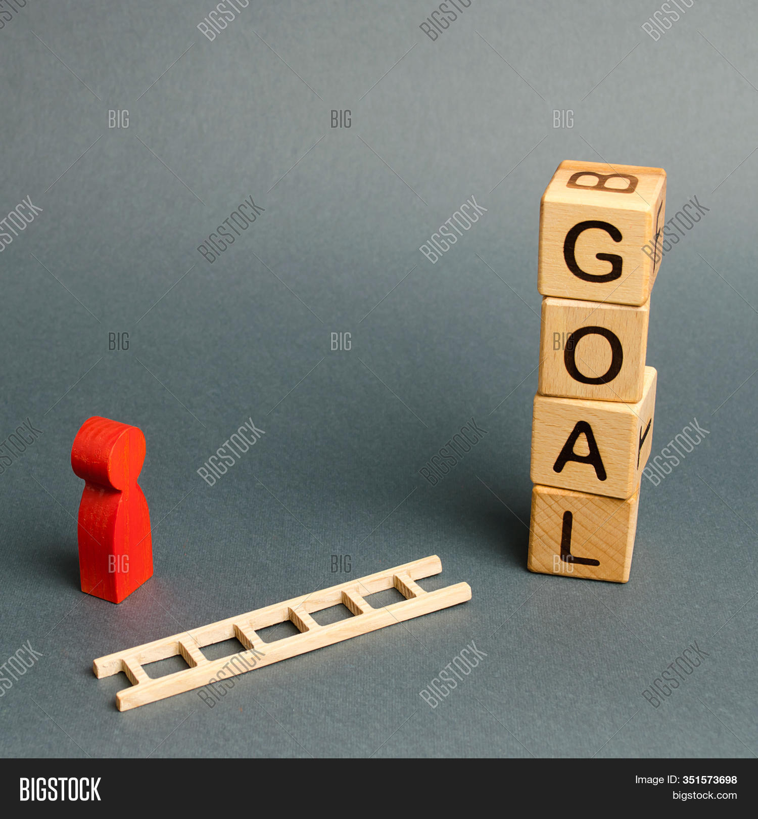 Blocks Tower Word Goal Image & Photo (Free Trial) | Bigstock