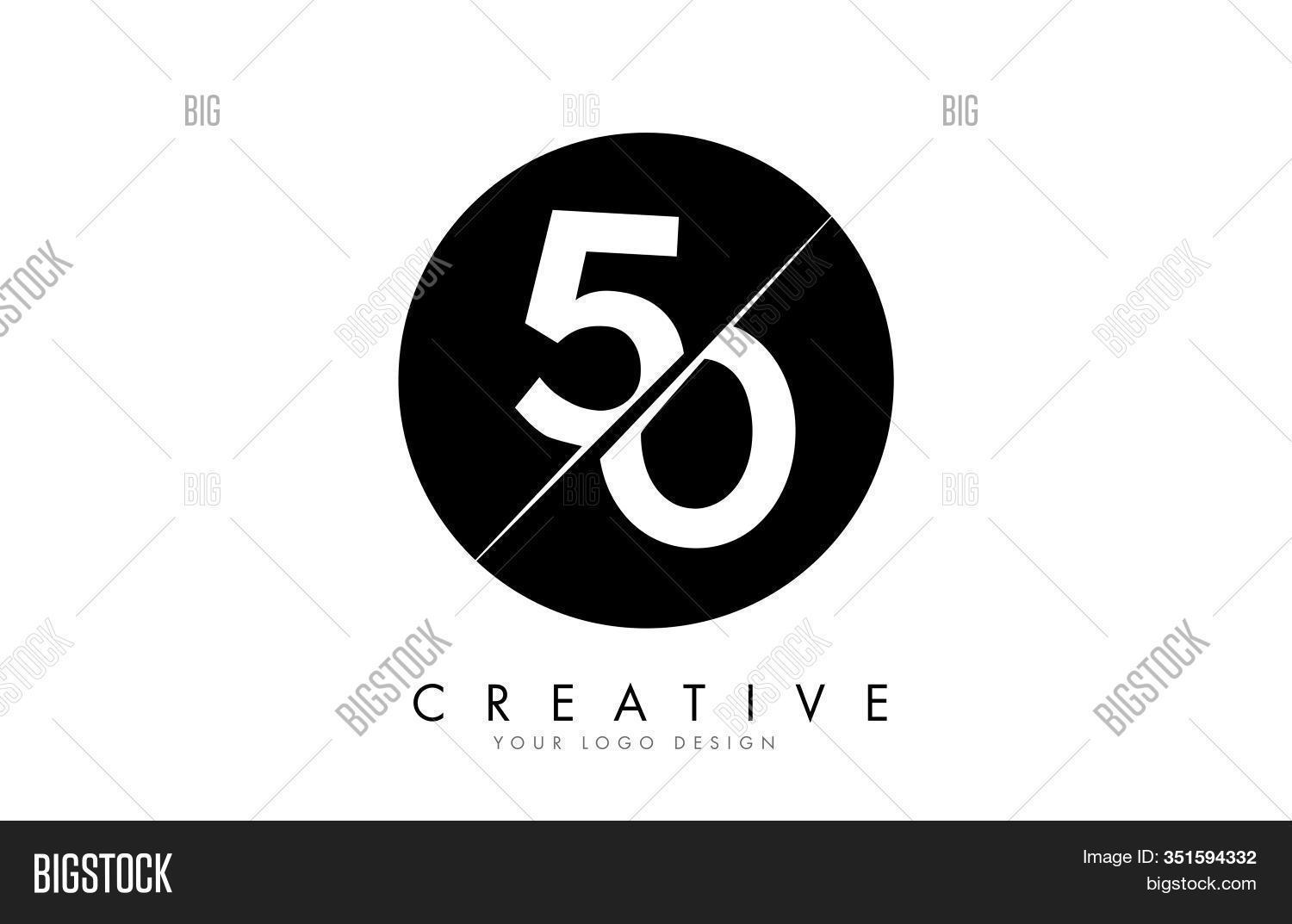 50 5 0 Number Logo Vector & Photo (Free Trial) | Bigstock
