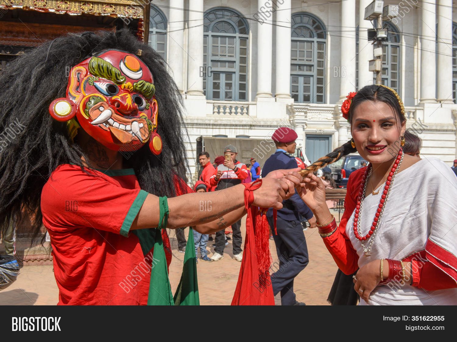Woman Traditional Mask Image & Photo (Free Trial) | Bigstock