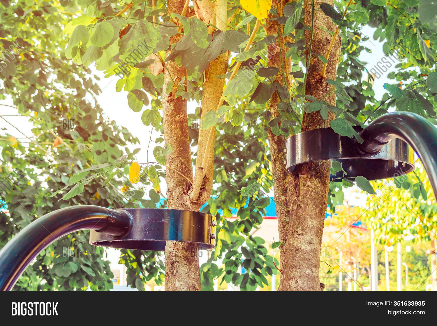 Black Steel Column Image & Photo (Free Trial) | Bigstock