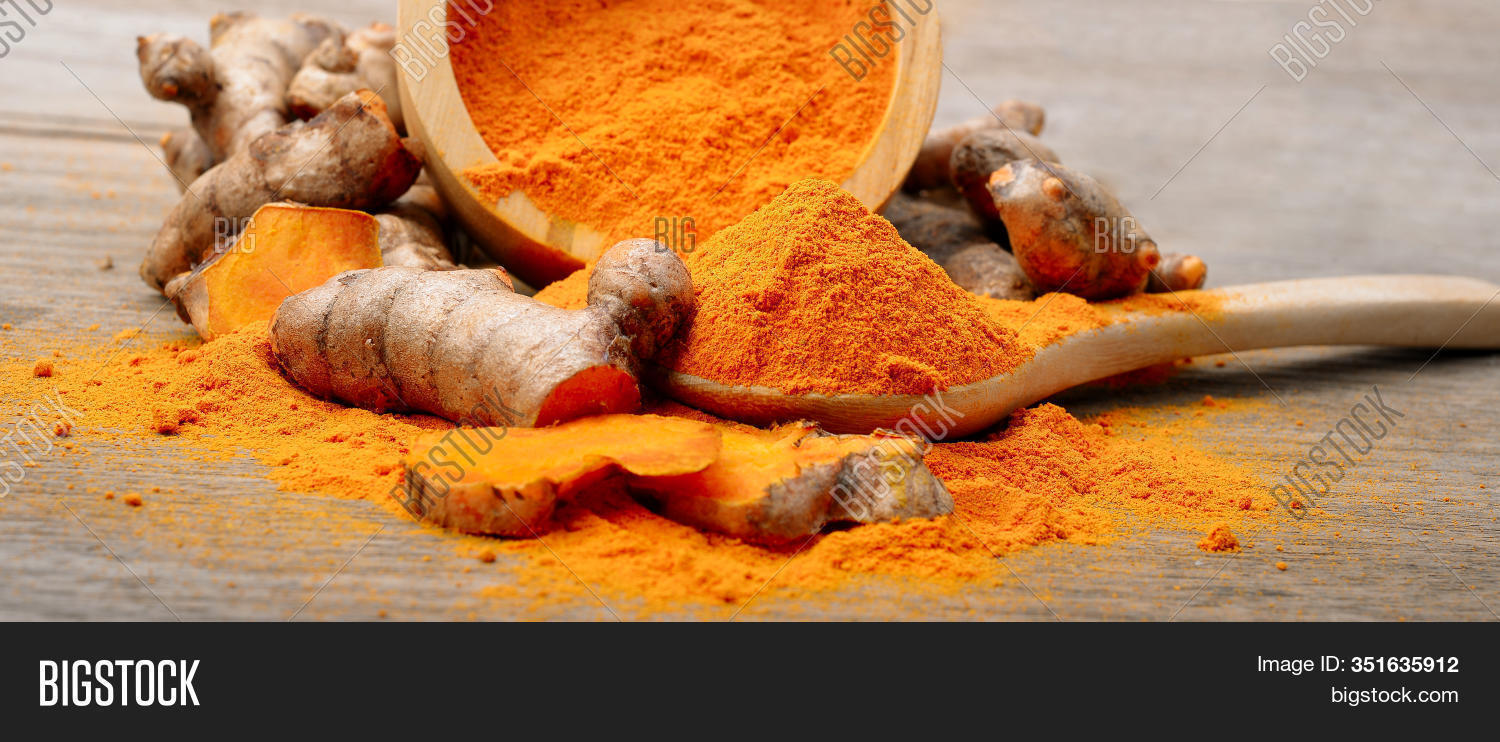 Turmeric Powder Fresh Image & Photo (Free Trial) | Bigstock