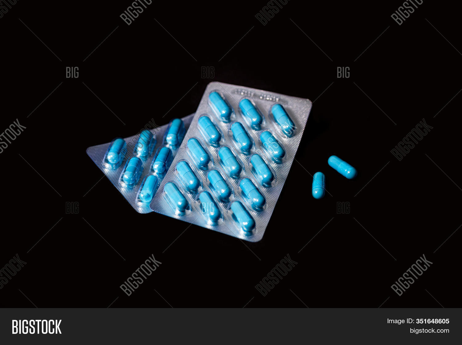 Two Packages Blue Image & Photo (Free Trial) | Bigstock