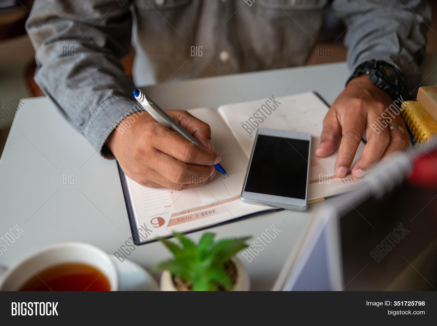 Male'hand Planner Image & Photo (Free Trial) | Bigstock