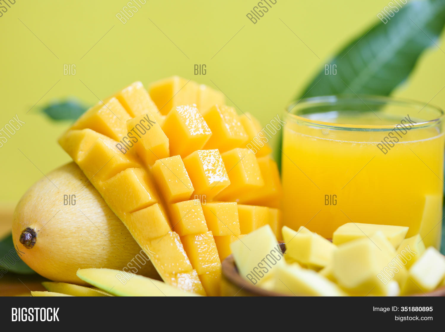 Mango Juice Glass Image & Photo (Free Trial) | Bigstock