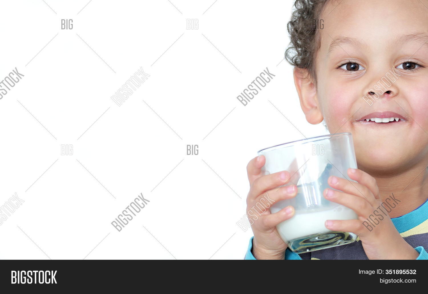 Child Drinking Milk Image & Photo (Free Trial) | Bigstock