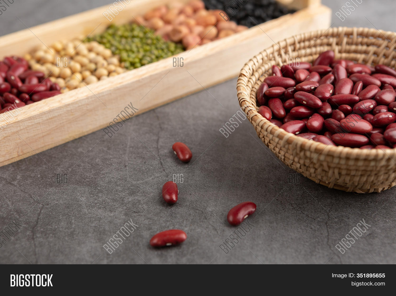 Red Beans Grains Image & Photo (Free Trial) | Bigstock