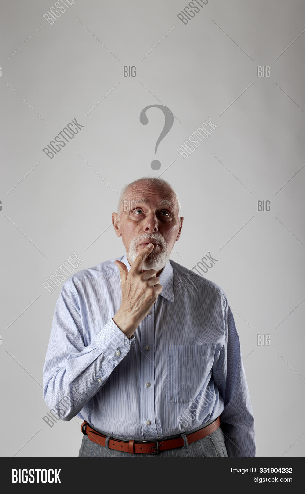 Old Man Question Mark Image & Photo (Free Trial) | Bigstock