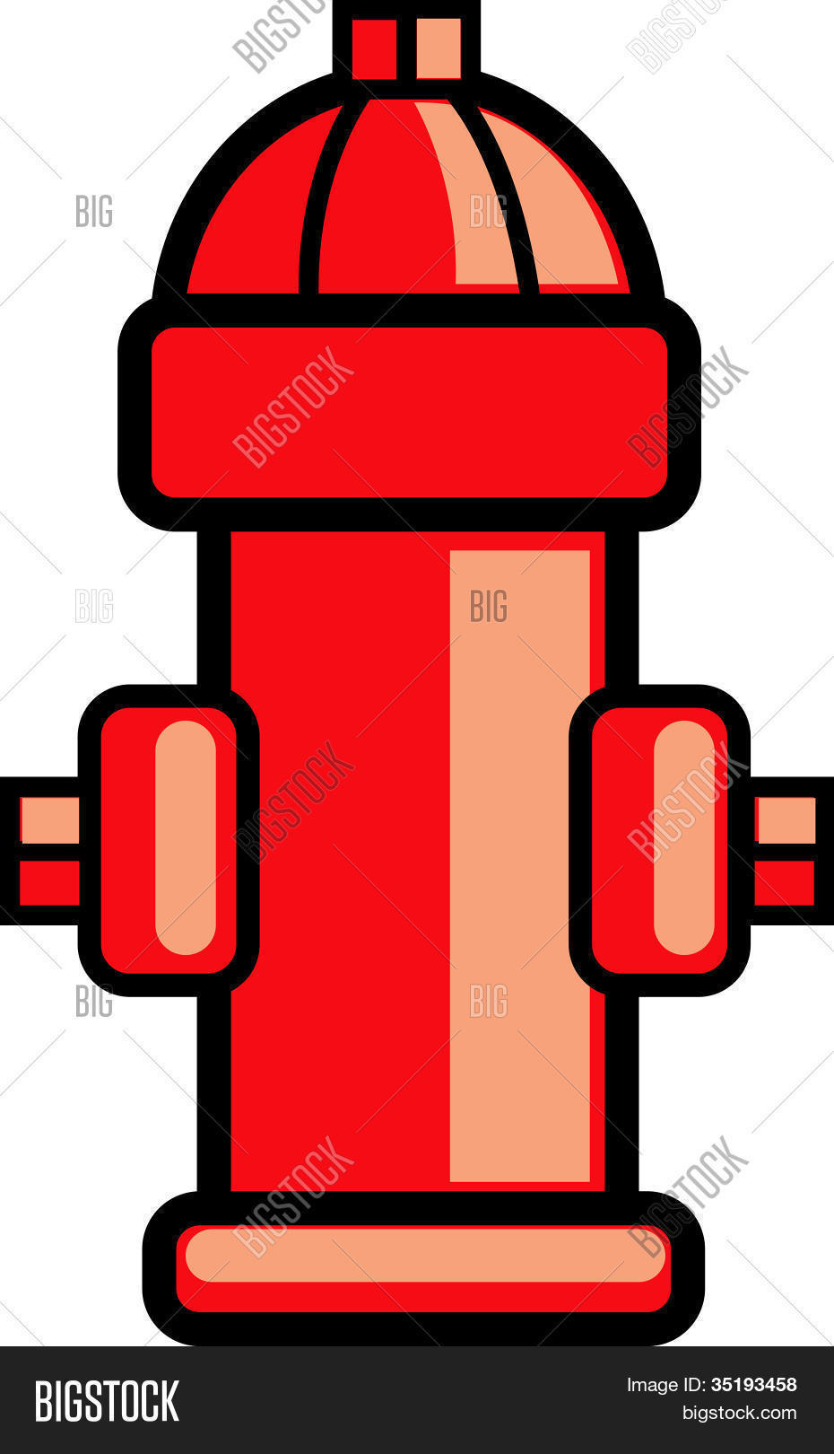 Fire Hydrant Clip Art Vector & Photo (Free Trial) | Bigstock