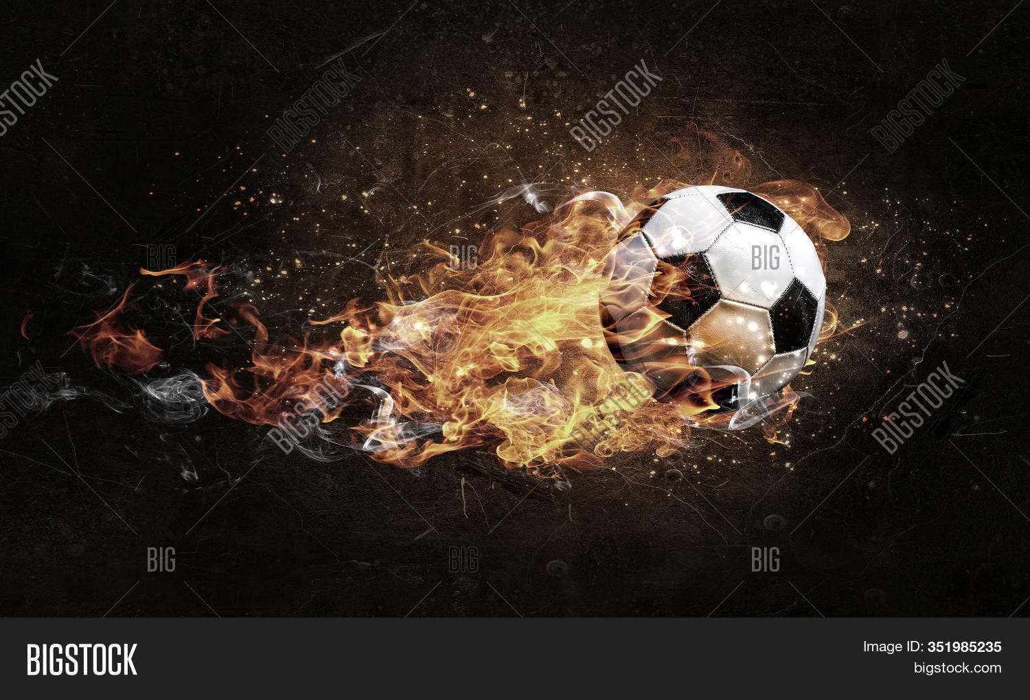Soccer Ball On Fire . Image & Photo (Free Trial) | Bigstock