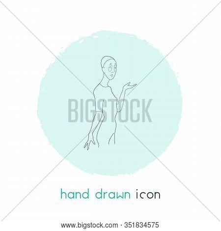 Pantomime Icon Line Vector & Photo (Free Trial) | Bigstock