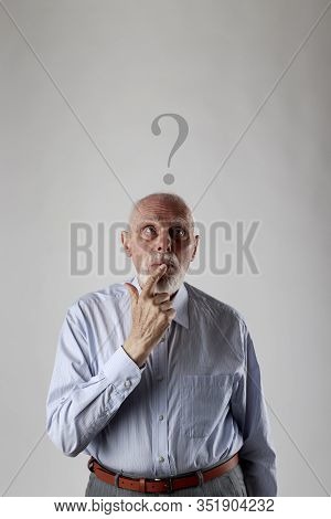 Old Man Question Mark Image & Photo (Free Trial) | Bigstock