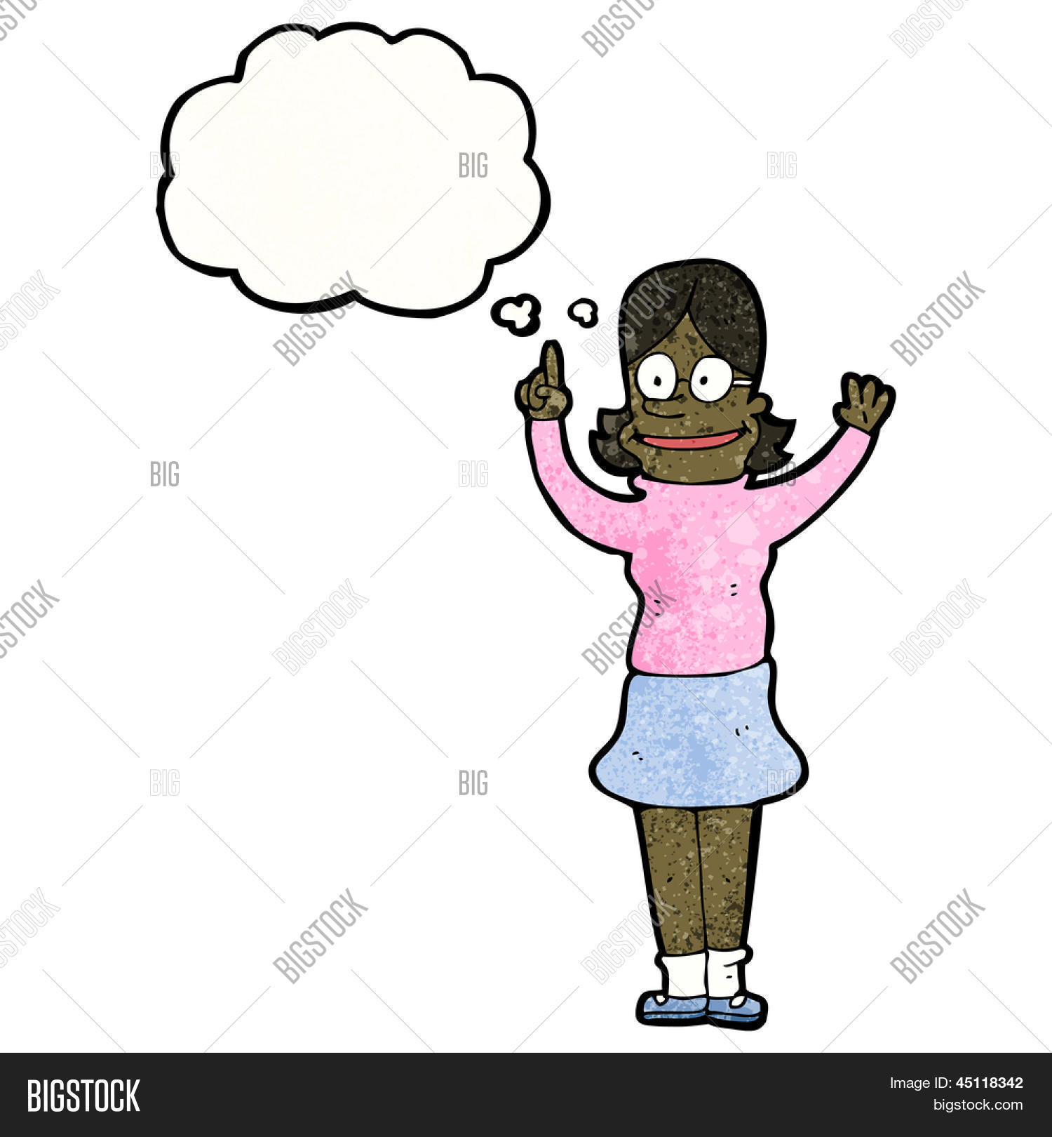 Clever Woman Cartoon Image & Photo (Free Trial) | Bigstock