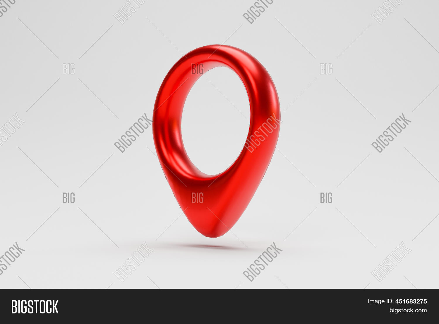 Isolate Red Location Image & Photo (Free Trial) | Bigstock