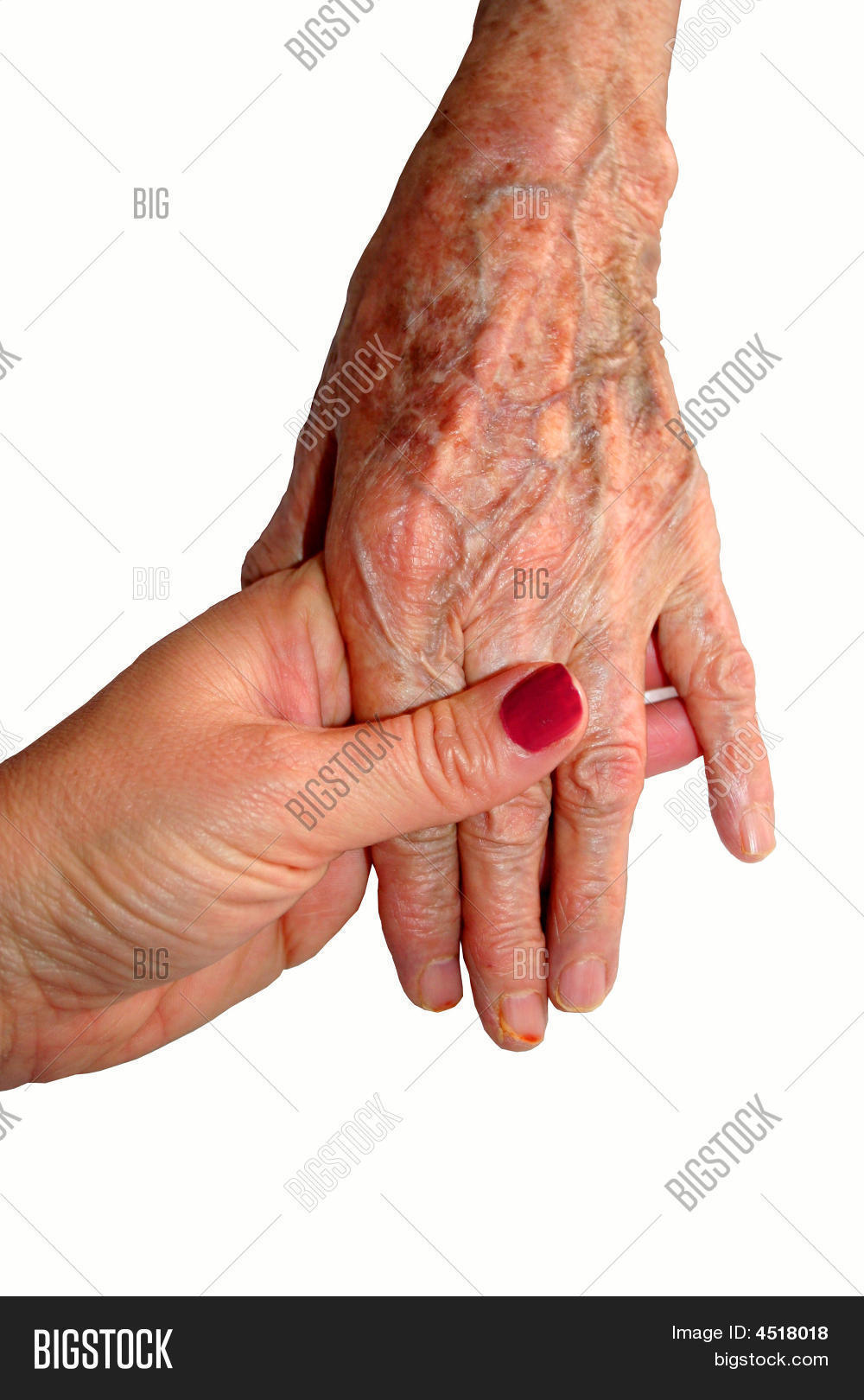 Young Hand Holding Old Image & Photo (Free Trial) | Bigstock